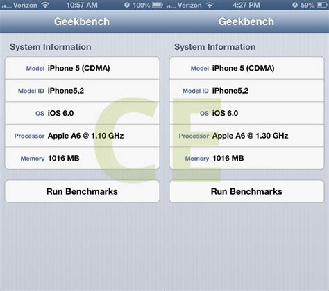 The IPhone 5 S A6 Processor Can Dynamically Vary Its Clock Speed For Performance