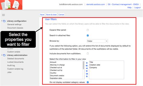 configure views in your library aodocs knowledge base