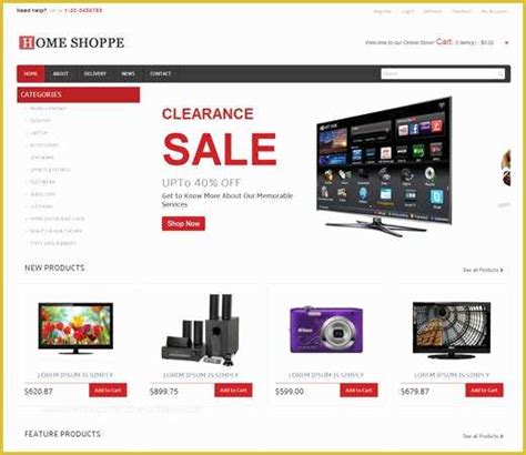 Free Ecommerce Store Template Of Download 40 Free Html E Merce Website Templates Xdesigns