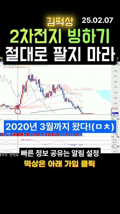 250207 2차전지 절대로 팔지 마라 Lg화학 삼성sdi 에코프로비엠 포스코퓨처엠 에코프로 Posco홀딩스