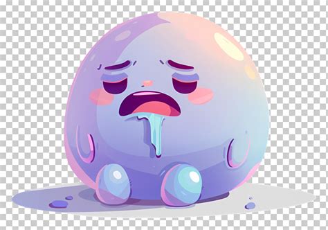 Crying Emote Sad Blob Character Crying PNG Clipart Blob Cartoon Crying Crying Emote Cute