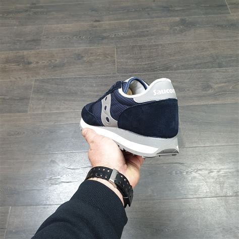 Купить кроссовки Сайкони | Saucony Jazz Low Pro Blue Gray White в ...