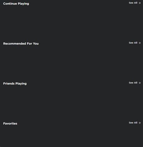 Home Page Not Showing Games Website Bugs Developer Forum Roblox