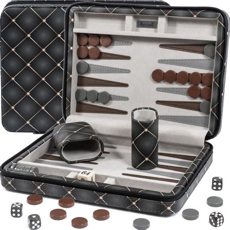 Magnetic Travel Backgammon Sets For Adults Quality Pu