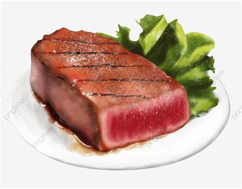 손으로 그린 스테이크 서양 음식 일러스트 쇠고기 스테이크 클립 아트 고기 삽화 Png 일러스트 및 Psd 이미지 무료 다운로드 Pngtree