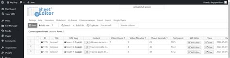 Tutor Lms Create Quizzes Lessons Topics And Courses In A