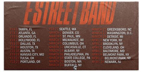 Bruce Springsteen And The E Street Band Tour 2023 Shirt The Boss Fan