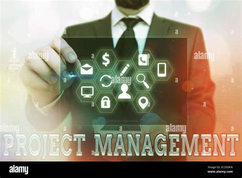 Word Writing Text Project Management Business Photo Showcasing Practice Of The Work Of A Team