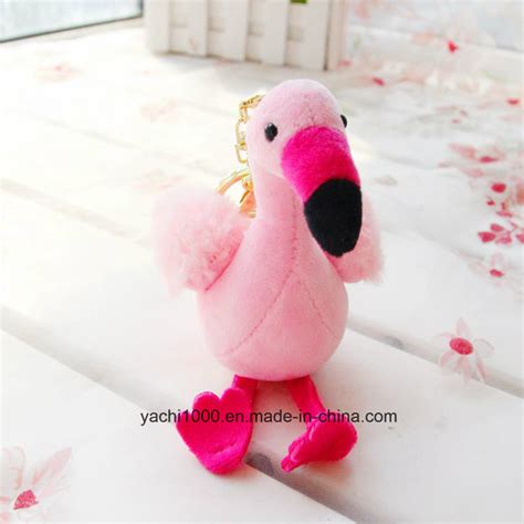 Hot Sale Plush Flamingo Keychain Plush Flamingo Keychain And Plush