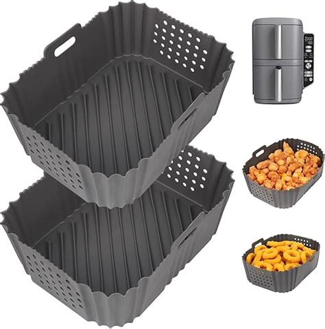 Yql Yql Silicone Air Fryer Liners For Ninja Sl401 Double