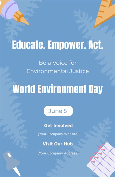 Free Environment Poster Templates Editable And Printable