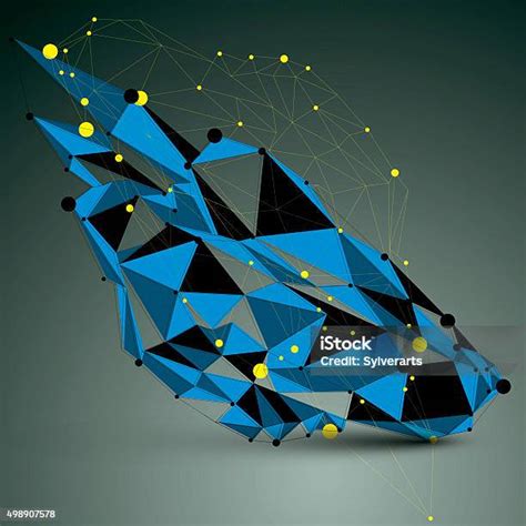 벡터 복잡한 3d 그림 황색 연결된 운항선 현대적이다 2015년에 대한 스톡 벡터 아트 및 기타 이미지 2015년 3차원 형태 격자 파이 Istock