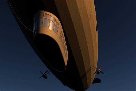 3d Hindenburg Blimp Model