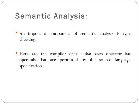 Analysis Of The Source Program Ppt Programming Languages Computing
