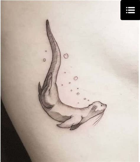 River Otter Tattoo Otter Tattoo Small Tattoos Tattoos