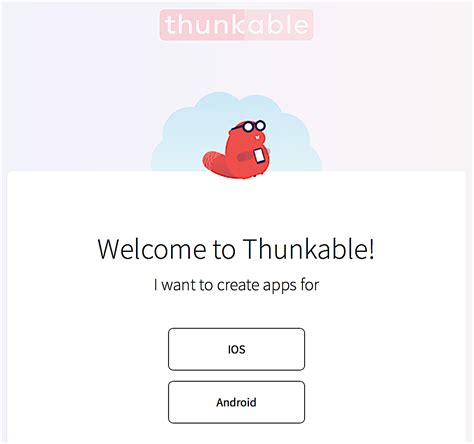 Thunkable Visual Programming