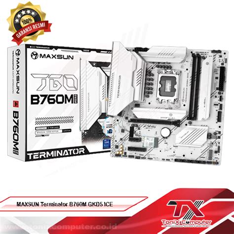 Maxsun Terminator B760m Gkd5 Ice Lga1700 B760 Ddr5 Usb3 2 Type C Sata3 Tonix Computer