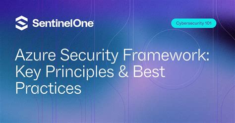 azure security framework key principles and best practices