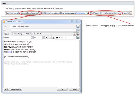 Approval By Email SharePoint Workflow Sample