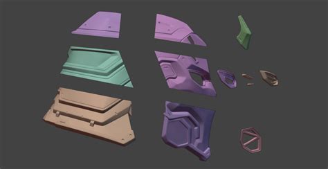 Файл Stl Кибер самурай косплейный научно фантастический шлем ЦИФРОВОЙ Stl ФАЙЛ ДЛЯ 3d