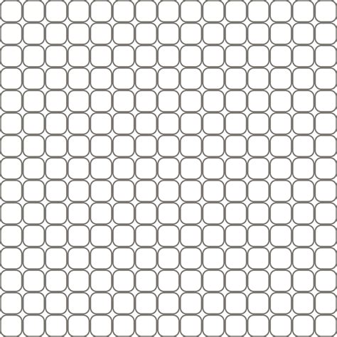 Seamless Abstract Pattern With Many Geometric Black Squared Rounded Edges Boxes Vector