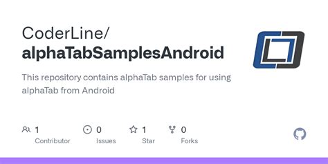 Github Coderline Alphatabsamplesandroid This Repository Contains
