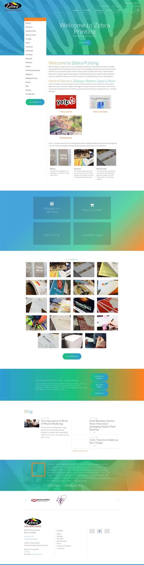 Zebra Printing Mega Marketing Network