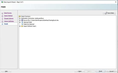 Import Excel Data Into Oracle