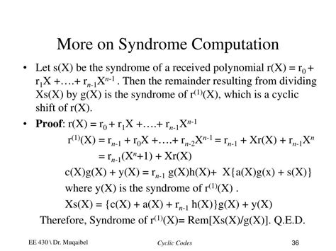 ppt cyclic codes powerpoint presentation free download id 842764