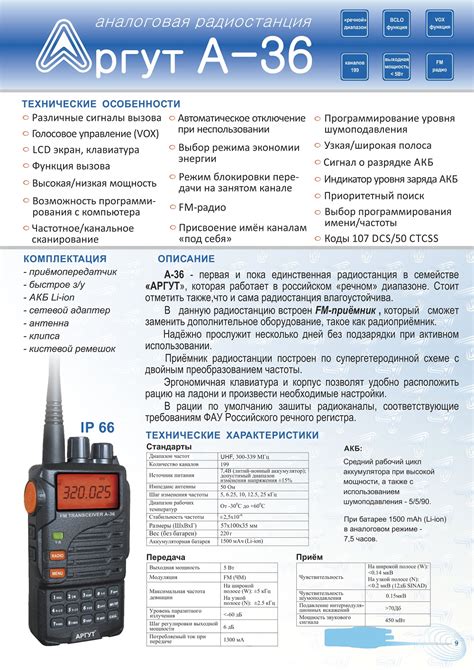 Портативная радиостанция Аргут А-36 RU51004 - выгодная цена, отзывы ...