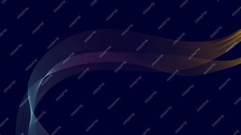 Premium Vector Dark Wavy Lines Gradient Blend Abstract Background With Wave Line Effect