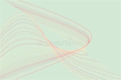 Abstract Line And Curve Geometric Pattern Colorful And Artistic For Graphic Design Illustration