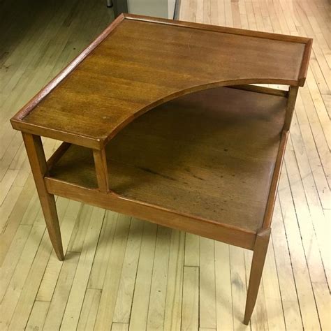 Corner Lamp Table In Teak Sweet Modern Akron OH