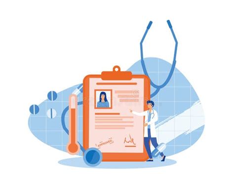 Ehr Or Electronic Health Record Concept Abstract Tablet With Patient Health Status And History