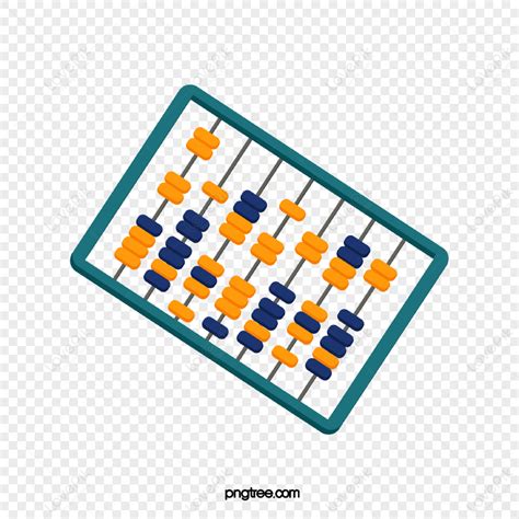 오렌지 블루 초등 학생 주판강좌학교 도구배우다 Png 일러스트 무료 다운로드 Lovepik