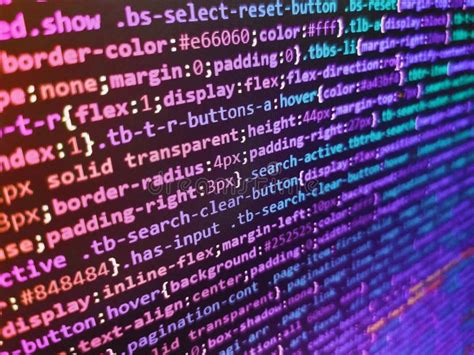 Close Up Of Random Computer Code Comprised Of Numbers And Letters Information Technology