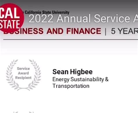 Sean Higbee Mba Cem Cep On Linkedin Celebrating 5 Years Of Service For The California State