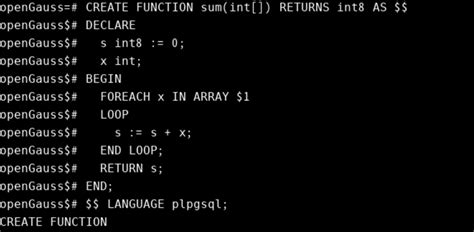Plpgsql实战:opengauss数据库开发技巧plpgsql Csdn博客 Plpgsql实战:opengauss数据库开发技巧plpgsql Csdn博客