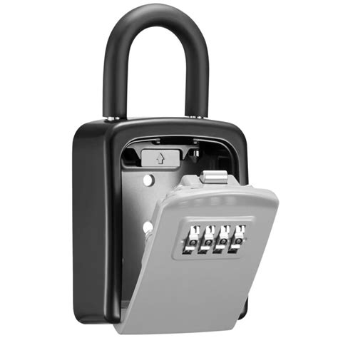 Key Lock Box 4 Digit Combination Key Storage Lockbox Puroma