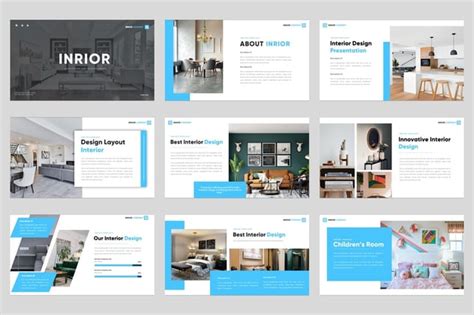 Inrior - Interior Power Point Template Incl. business & marketing - Envato