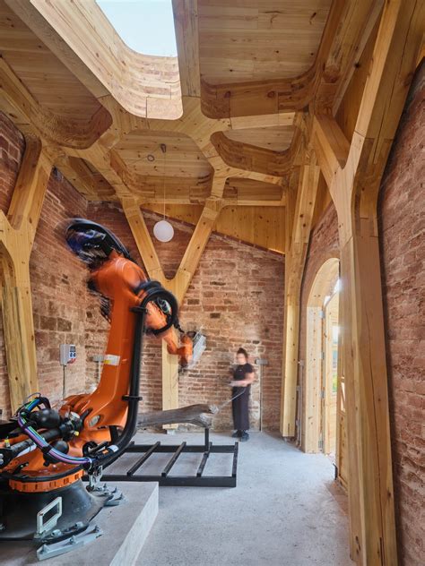 Cora A Timber Structure For Robotic Craftsmanship Materialdistrict