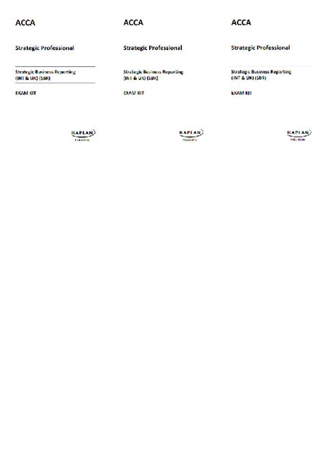 SBR Kaplan Exam Kit 2022-23 - PDFCOFFEE.COM