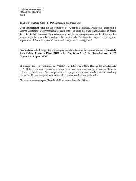 Trabajo Práctico Clase 5 Pdf