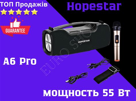 Беспроводная портативная колонка на аккумуляторе Hopestar A6 Pro 55BT ...
