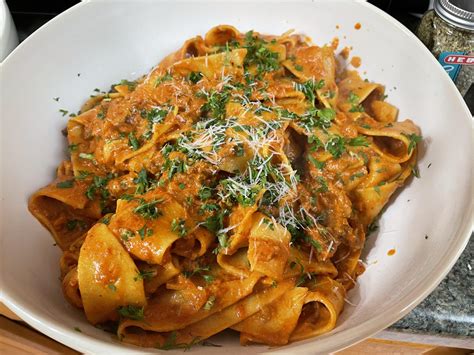 Pappardelle Braised Lamb Ragu Dining And Cooking