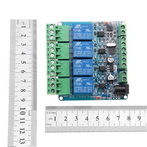 V Modbus RTU Channels Relay Module Input Optocoupler Isolation RS MCU For Arduino