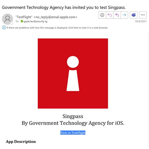 Staging Singpass App Installation Tutorial Guide Partner Support Center