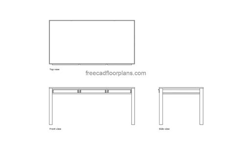 textile work table autocad block free cad floor plans
