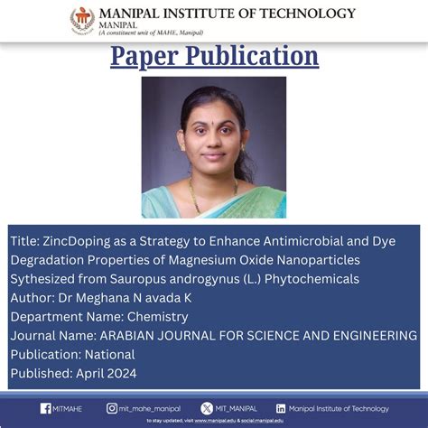 Manipal Institute Of Technology On Linkedin Congratulations To Dr