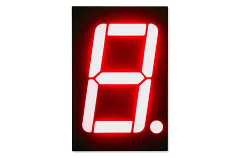 1x Led 7 Segment Display Common Cathode